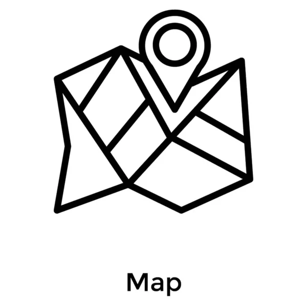 Compass Map Vector Line Design Stock Vector By ©vectorspoint 283451438