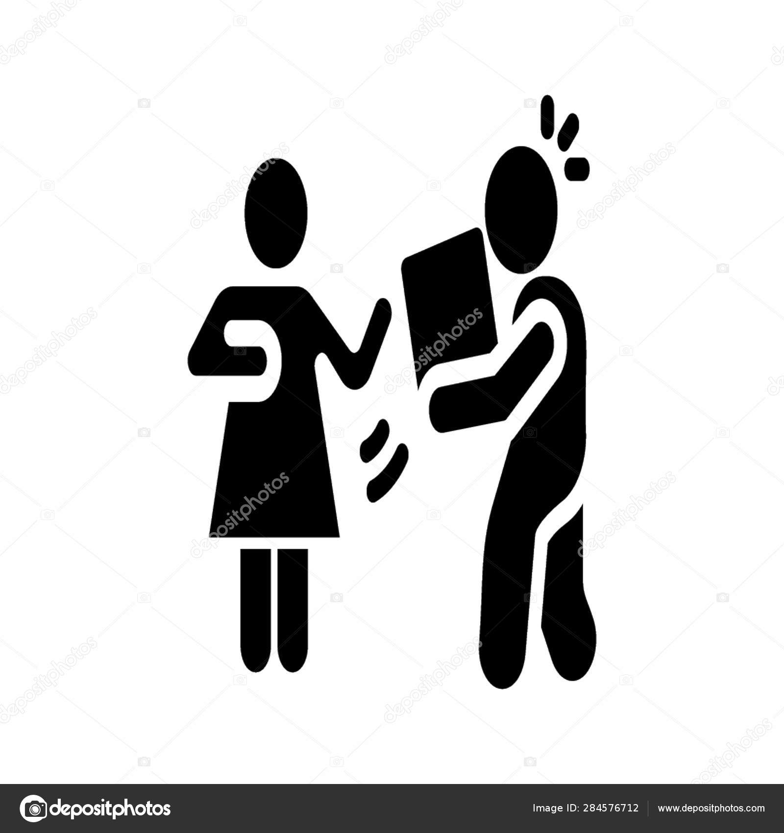 Solid Design Hand Delivery Icon Stock Vector by ©vectorspoint 284576712