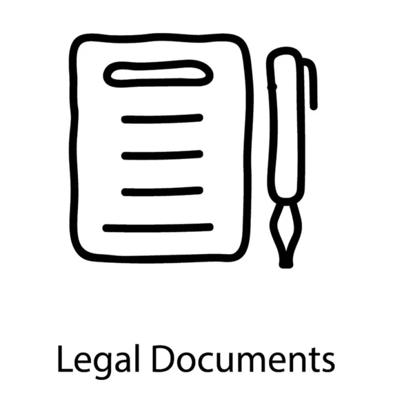 Legal documents Vector Images | Depositphotos