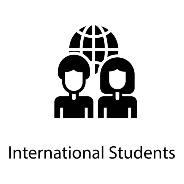 International Student Icon Line Design — Stock Vector © vectorspoint ...