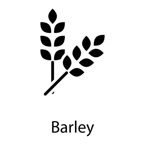 Barley Crop Vector Line Design Stock Vector by ©vectorspoint 307005102