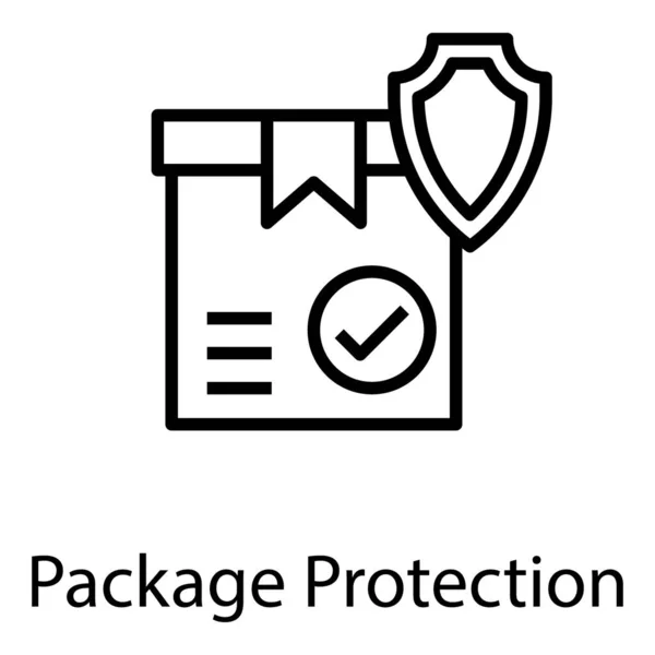 Icon Package Protection Line Design Stock Vector Image by ©vectorspoint ...