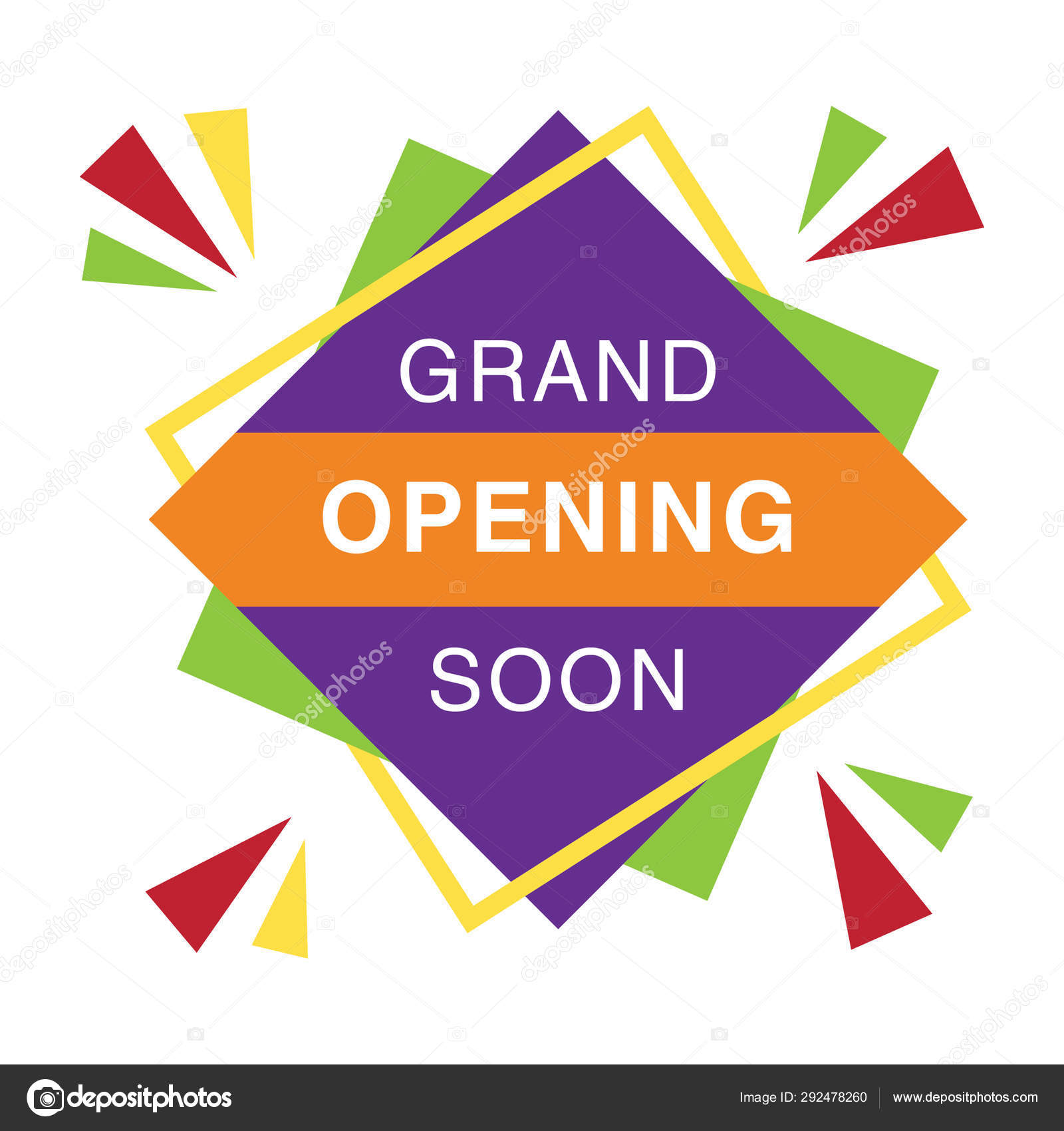 Logo Grande Abertura Breve Vetor imagem vetorial de vectorspoint© 292478260