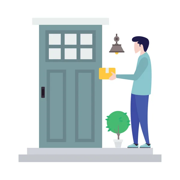 205 Doorstep delivery Vector Images | Depositphotos