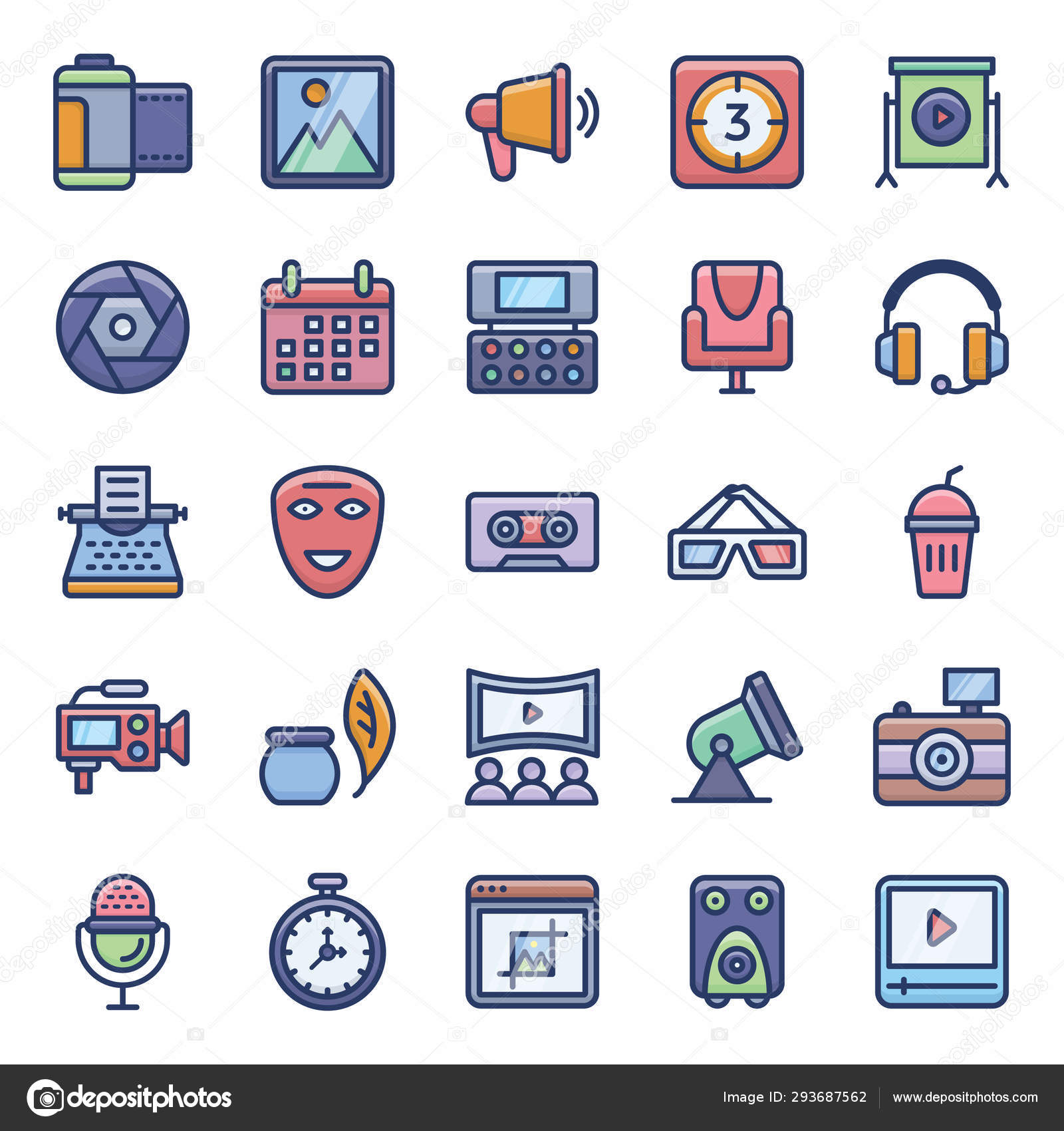 Filmmaking Icons Pack Right Here Your Cinema Related Projects Edit ...