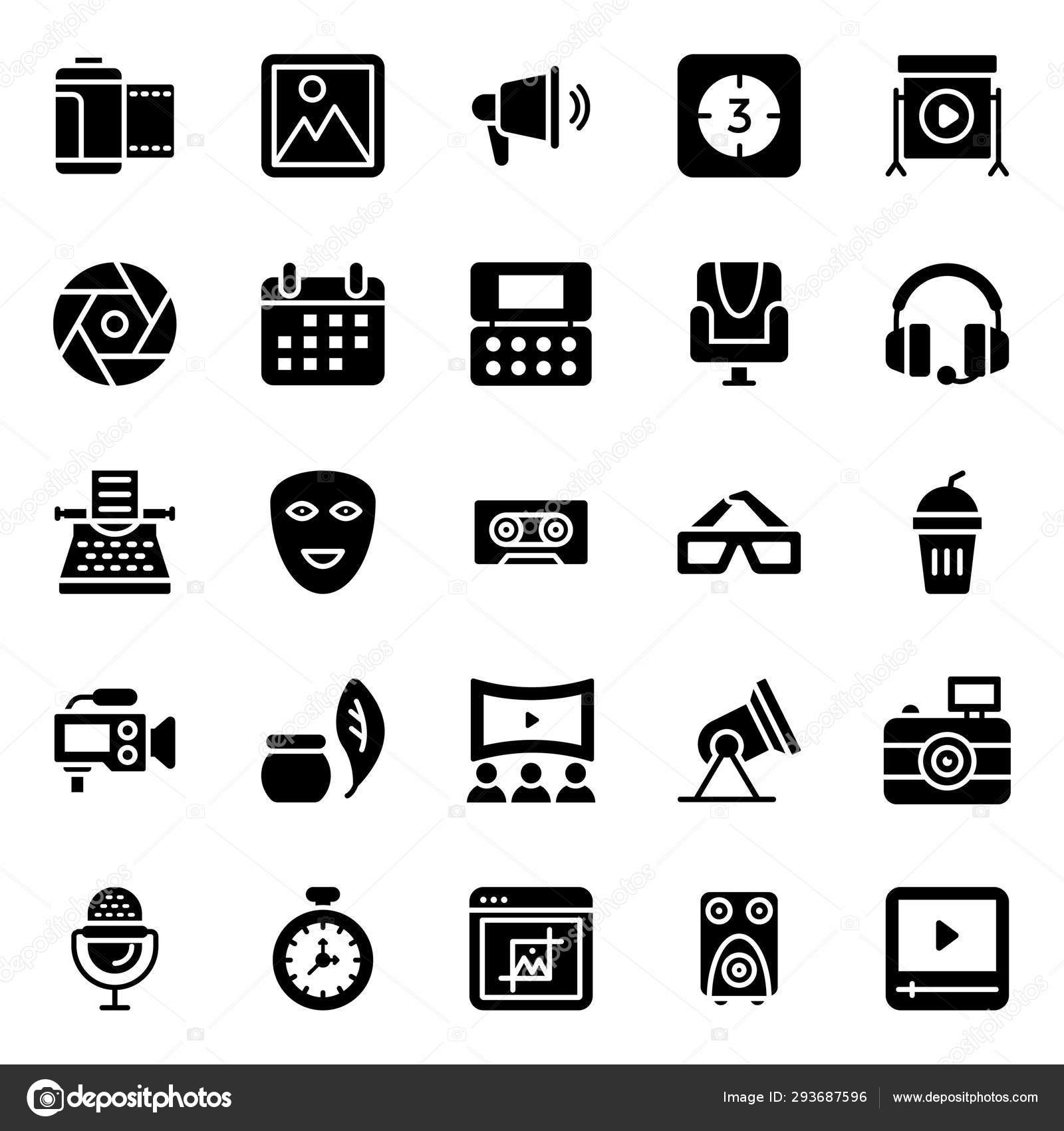 Filmmaking Icons Pack Right Here Your Cinema Related Projects Edit ...