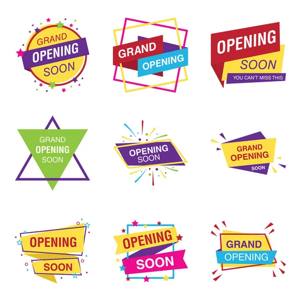 Inauguration Ceremony Badges Vectors Exhibiting Alluring Fascinating ...