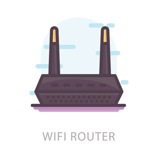 Wifi Router Vector Line Design Stock Vector by ©vectorspoint 299620432