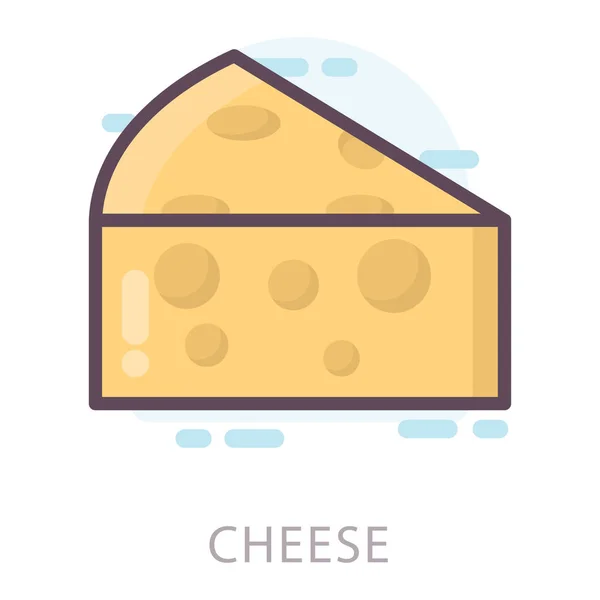 Slice Cheese White Background Stock Vector Image by ©vectorspoint ...