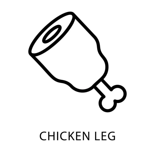 Chicken Leg Stencil