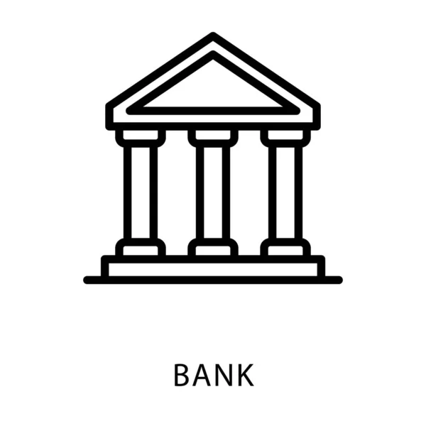Bank Icon Flat Design Stock Vector by ©vectorspoint 307005990