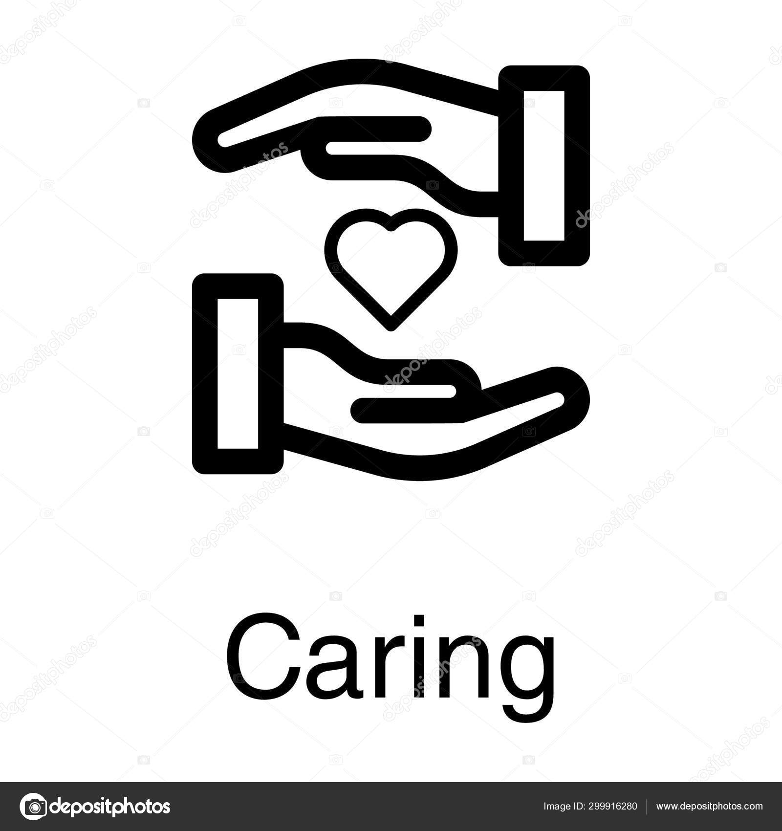 Caring Icon Design Line Vector Stock Vector Image by ©vectorspoint ...