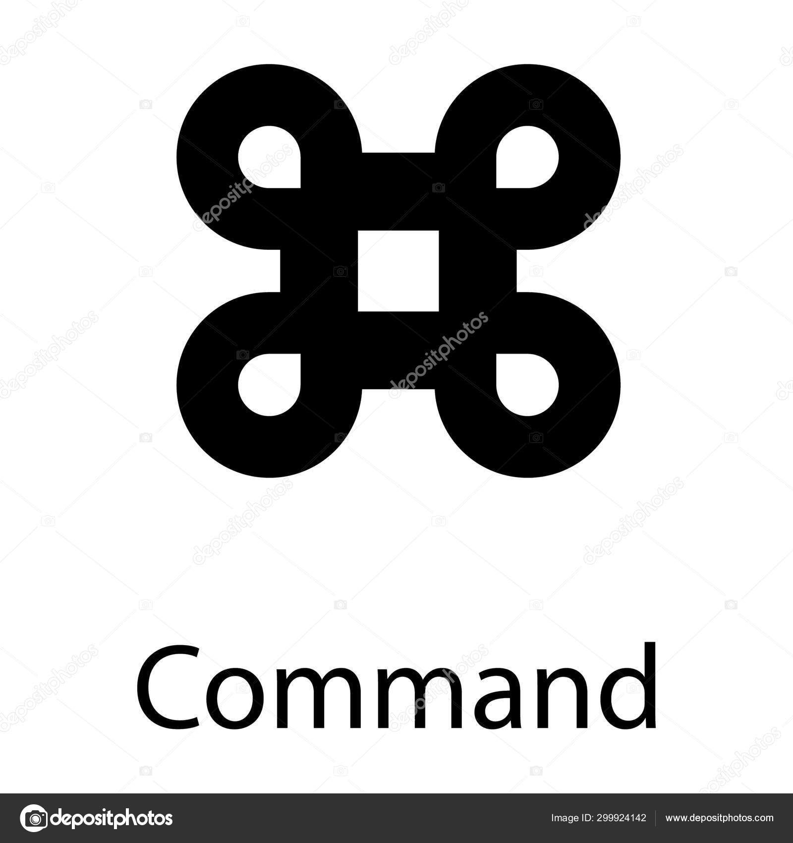 Computer Command Vector Solid Design Stock Vector Image by ...