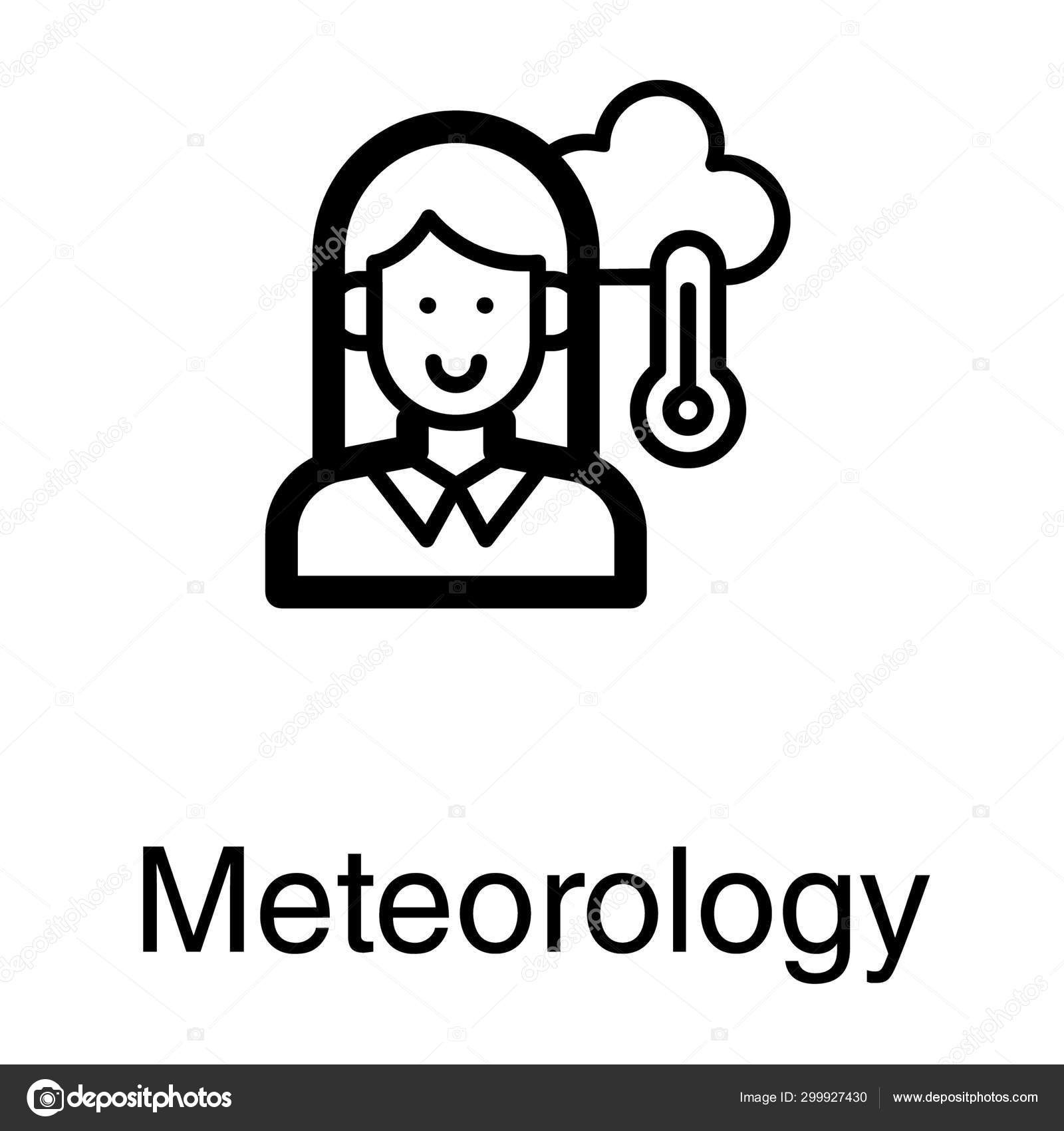 Meteorologist Clipart Black And White