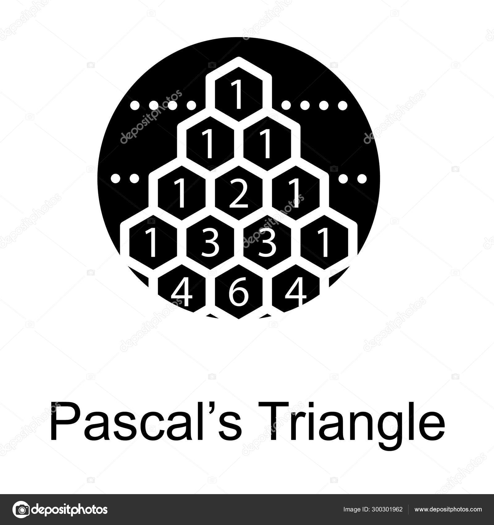 Pascal Triangle Symbol Solid Design Vector Stock Vector Image by ©vectorspoint #300301962