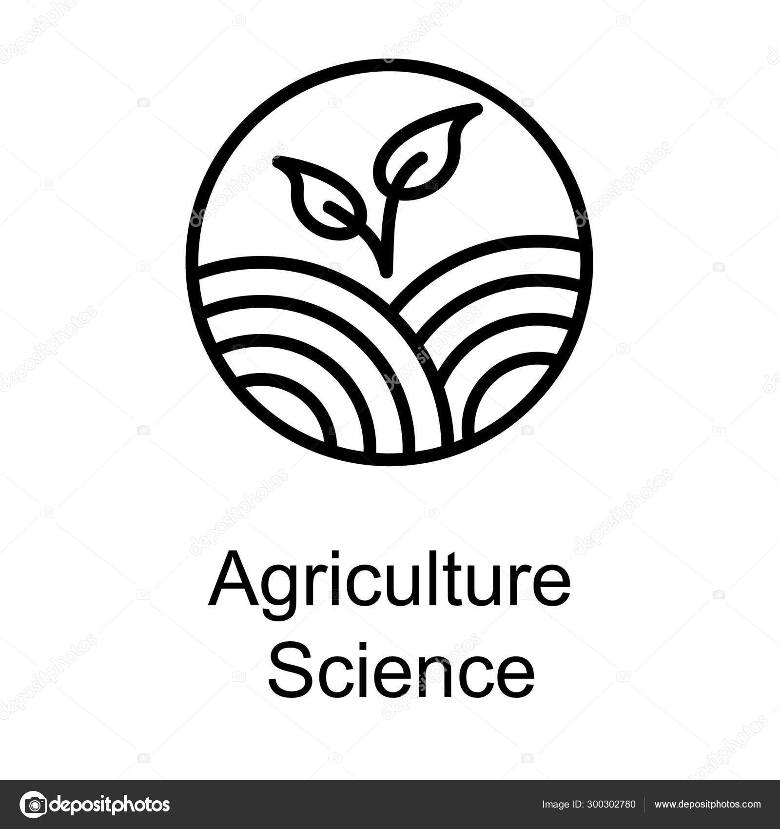 Agriculture Science Vector Line Logo Stock Vector by ©vectorspoint ...
