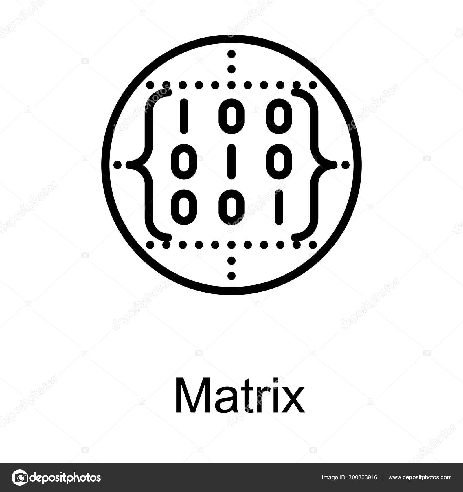 Matrix Logo Line Design Stock Vector Image by ©vectorspoint #300303916