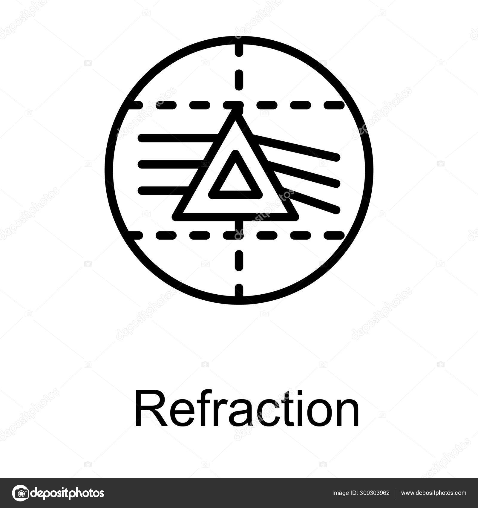 Refraction Logo Line Design Stock Vector by ©vectorspoint 300303962