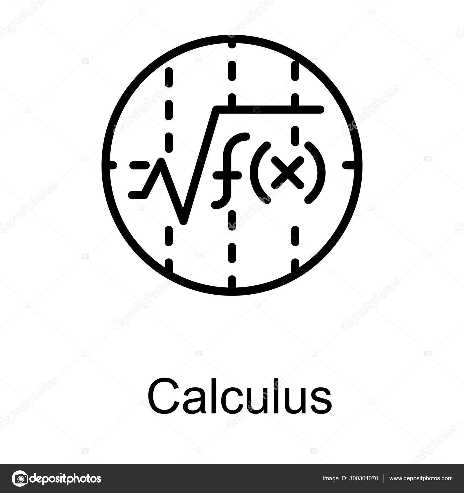 Calculus Logo Line Design Stock Vector Image by ©vectorspoint #300304070