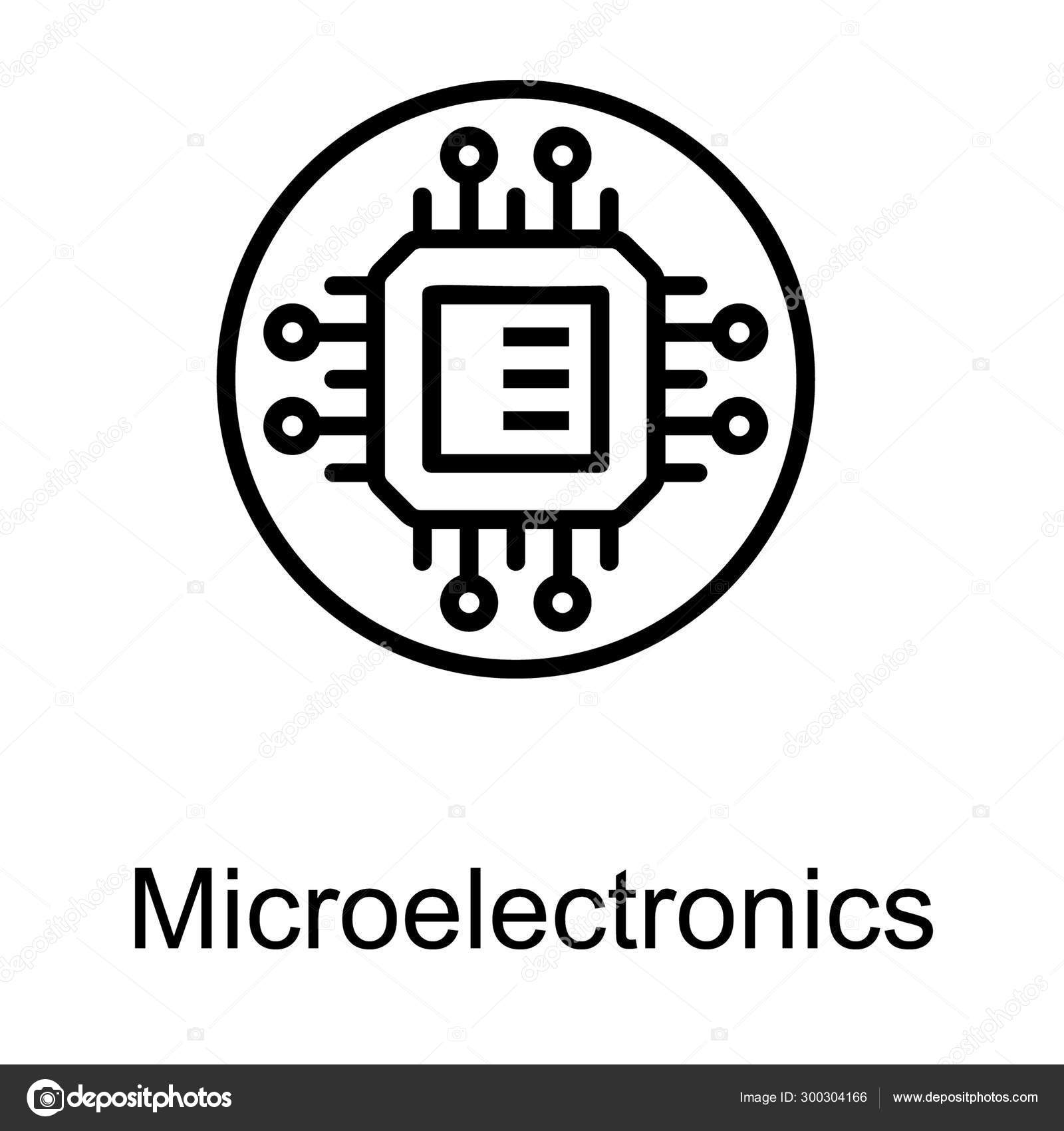 Microelectronics Logo Line Design Stock Vector Image by ©vectorspoint ...