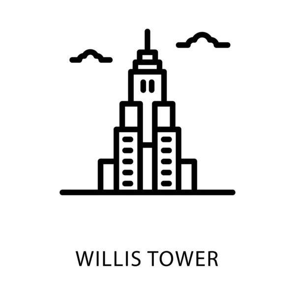 Ikon menara willis Vector Art Stock Images | Depositphotos
