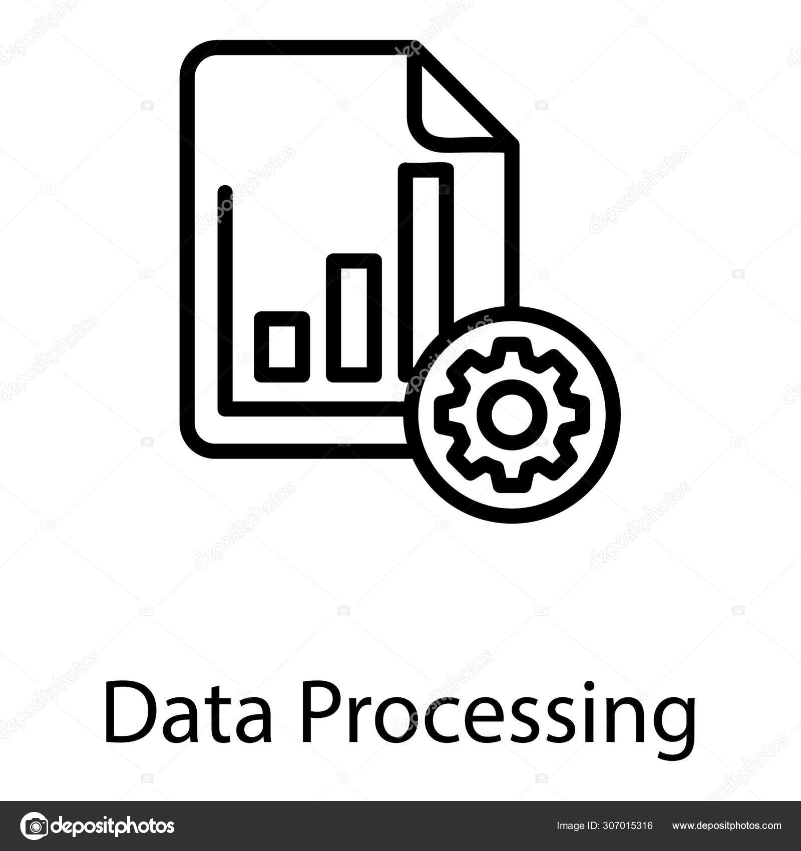 Database Processing Clip Art