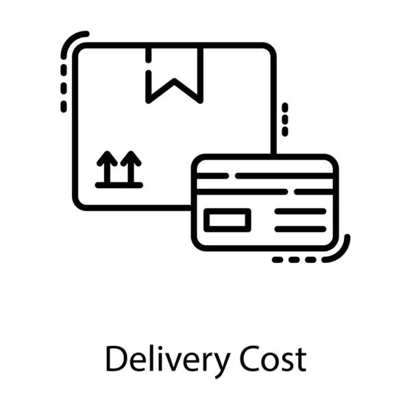 Delivery Girl Line Design Icon Stock Vector Image by ©vectorspoint ...