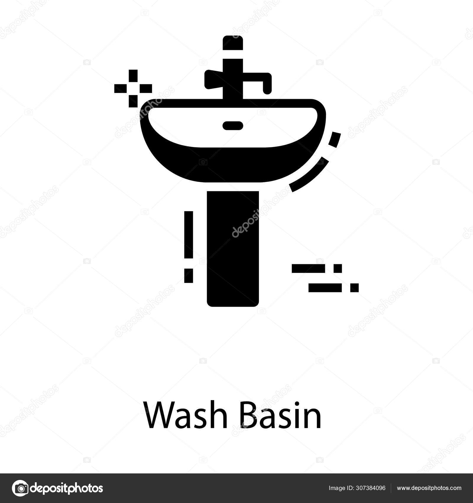Wash Basin Vector Solid Design Stock Vector Image by ©vectorspoint ...