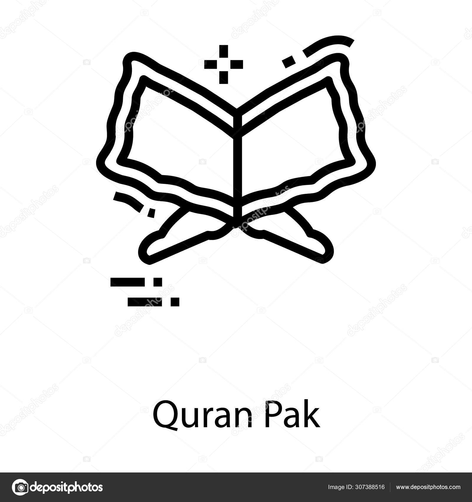 Quran Black And White Clipart