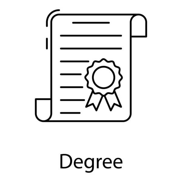 Achievement Diploma Vector Line Design Stock Vector by ©vectorspoint ...