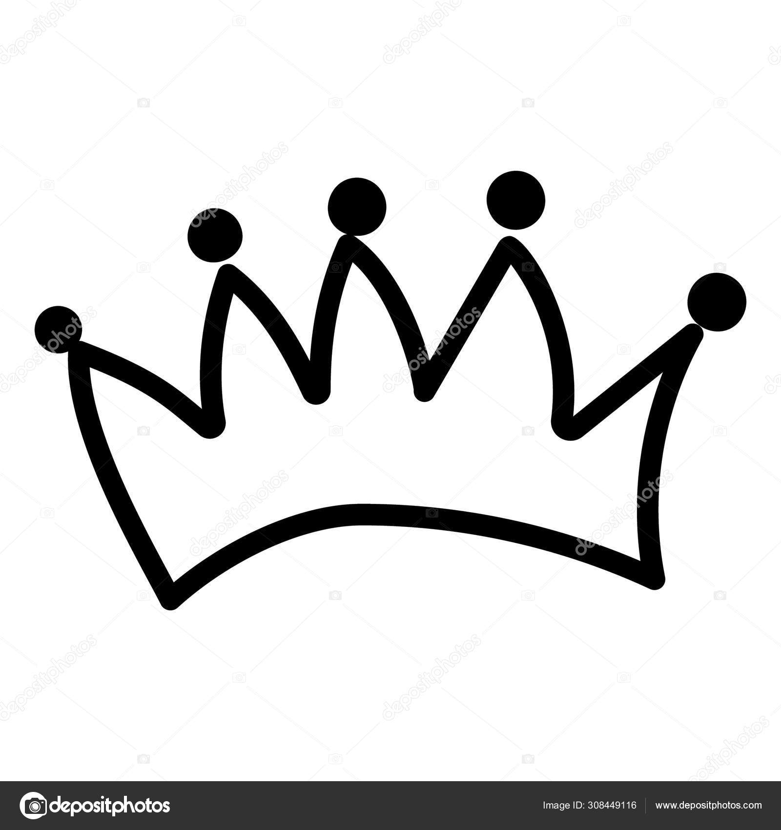 Image vectorielle Princesse Dessin Vectoriel Couronne Design par ...