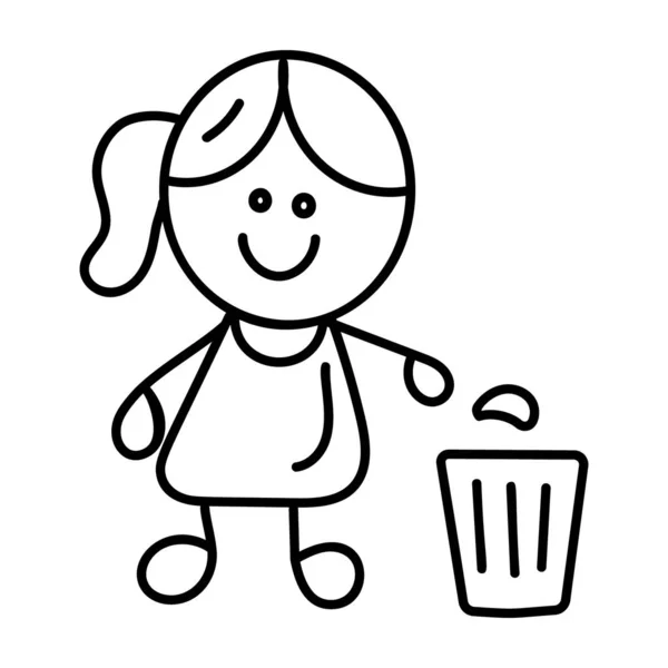 Niño tirando basura Imágenes Vectoriales, Gráfico Vectorial de Niño tirando basura | Depositphotos