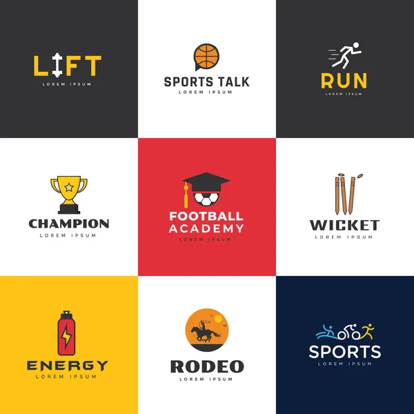Sports school logo Vector Art Stock Images | Depositphotos