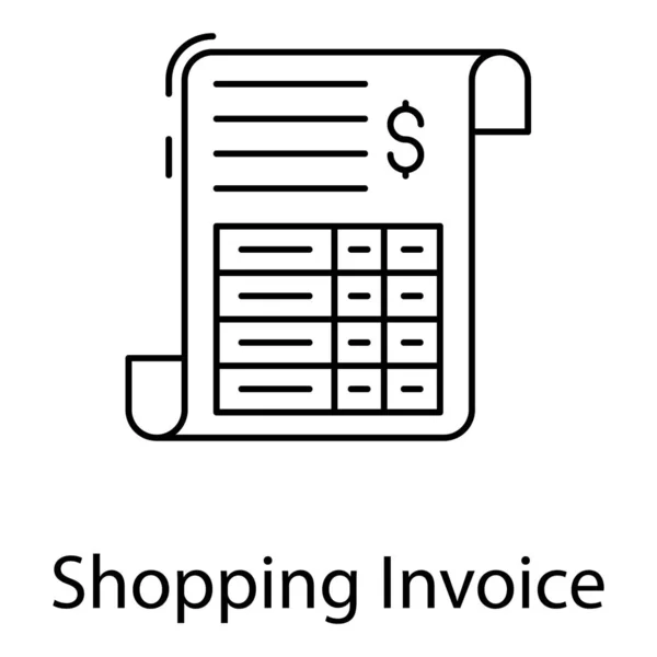 Itemized invoice Vector Art Stock Images | Depositphotos