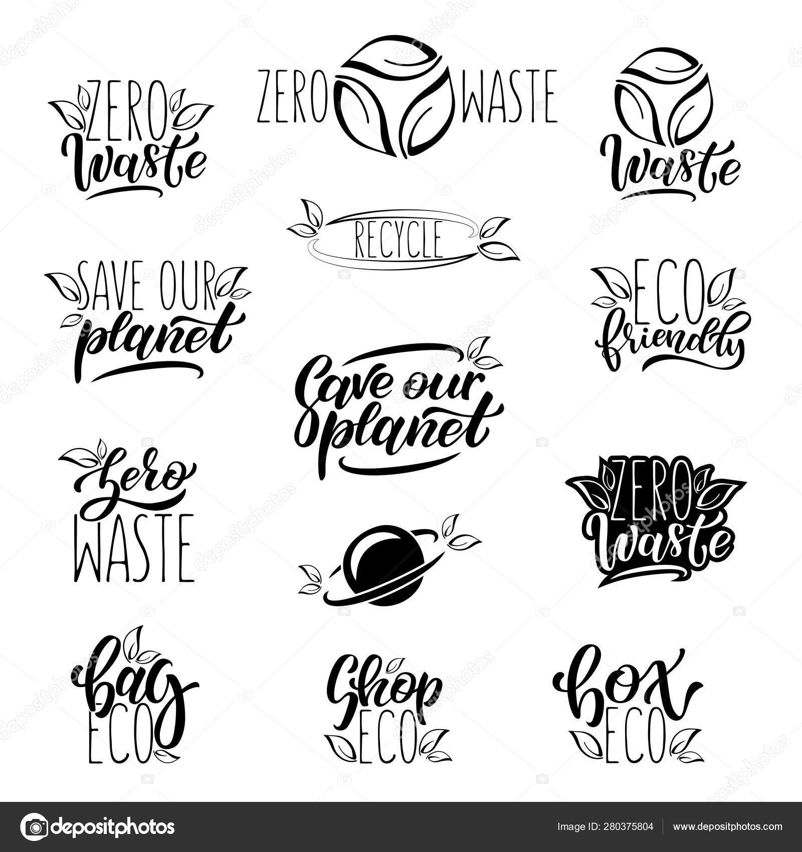 Concepto de cero residuos Vector de stock #280375804 de ©Jul_Tarasova