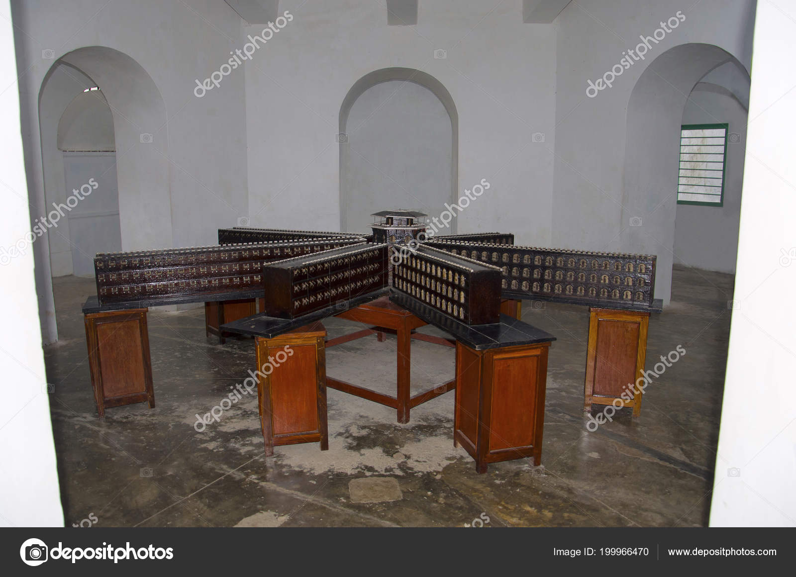 Small Model Cellular Jail Colonial Prison Prison Used British ...