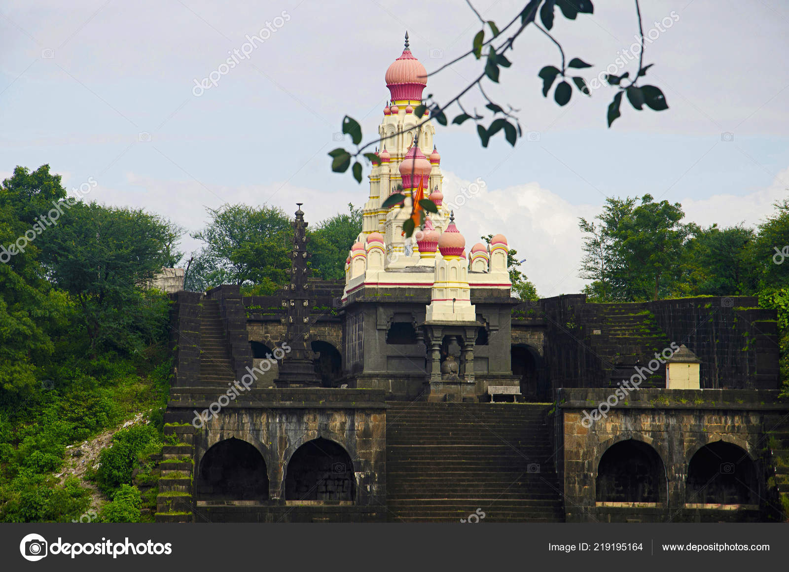 View Temple Mahuli Sangam Satara Maharashtra India — Stock Photo ...