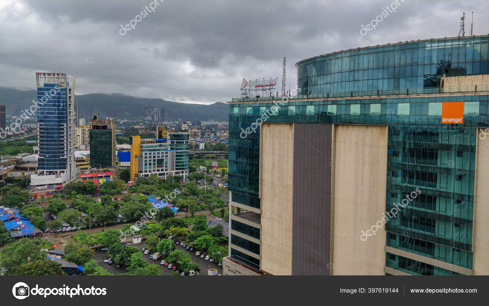 Commercial Complex Vashi Railway Station Navi Mumbai India — Stock ...