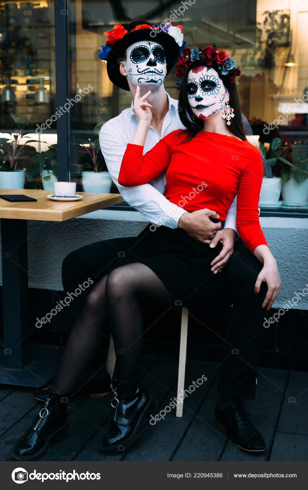 Sugar Skull Makeup Couples