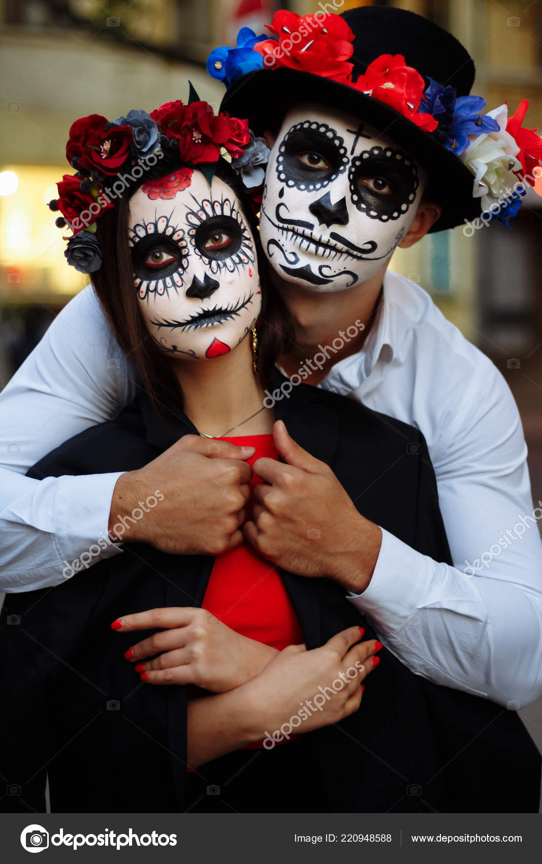 Day Of The Dead Makeup Couple