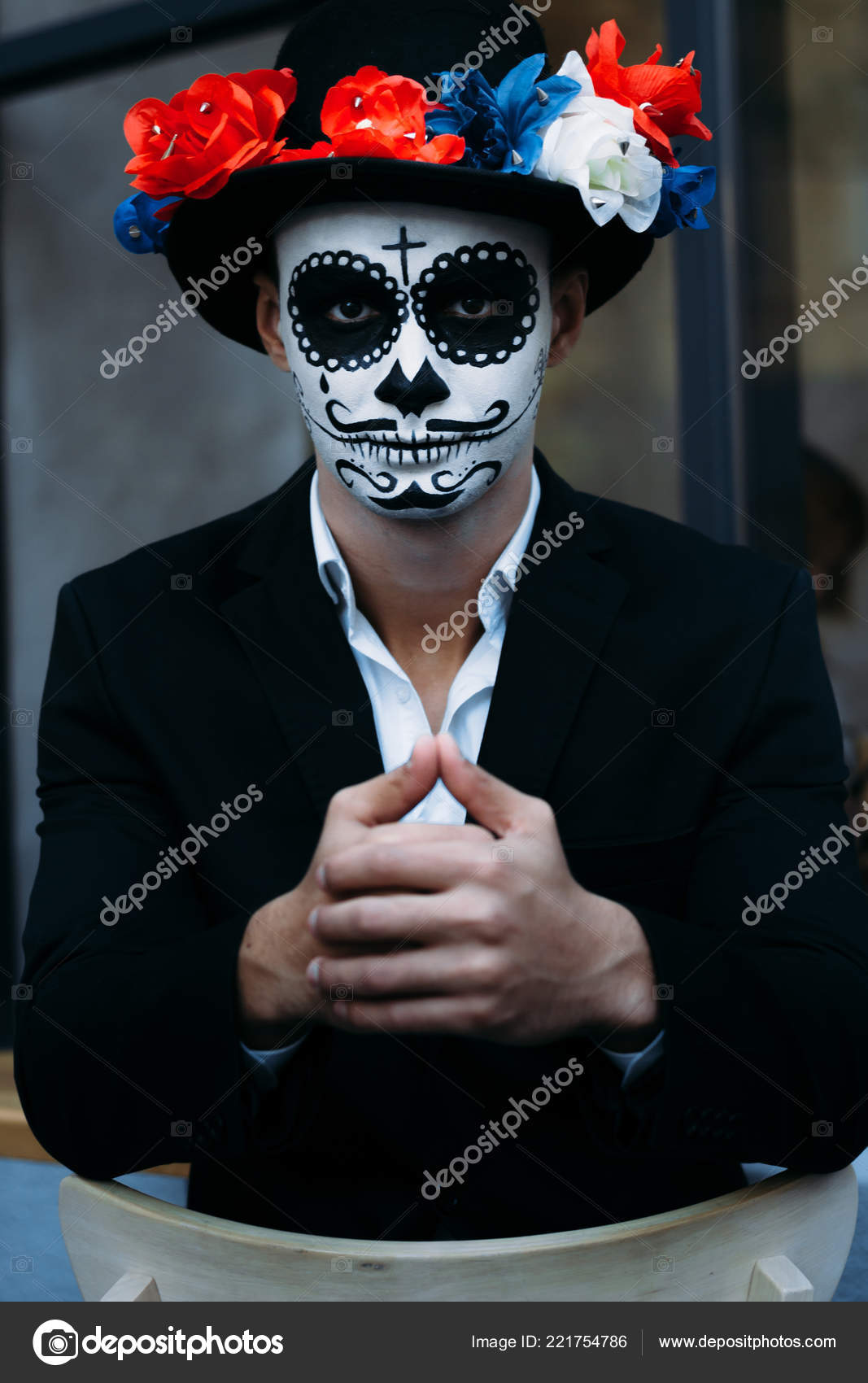 Day Of The Dead Skull Makeup For Mens | Saubhaya Makeup
