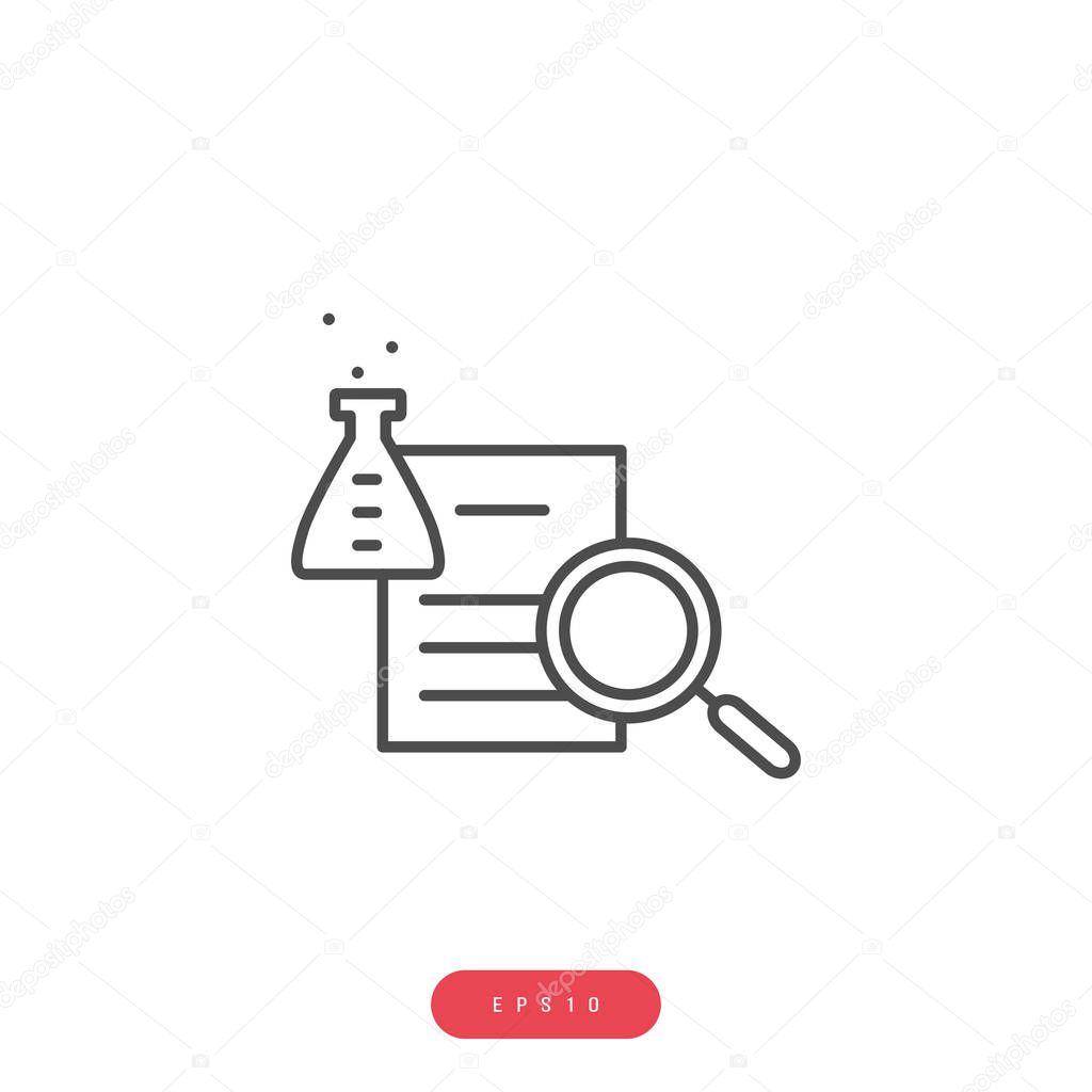 Análisis y síntesis Vector Icon. Gestión empresarial Relacionado Vector ...