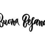 Hand Written Italian Lettering Quote Befana Epiphany Witch Head Drawing ...