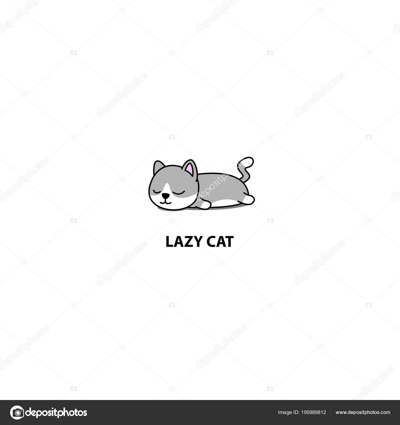 Lazy Cat Cartoon