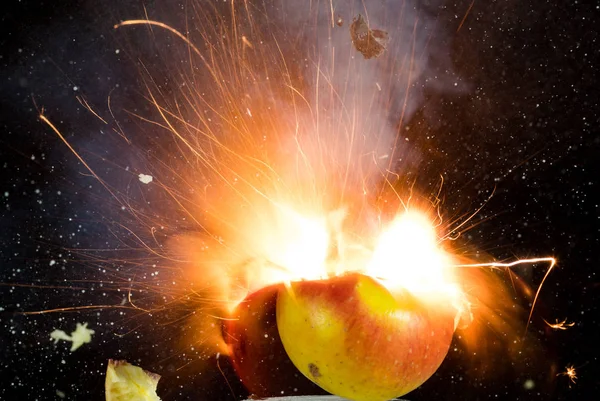 Exploding apple Stock Photos, Royalty Free Exploding apple Images ...