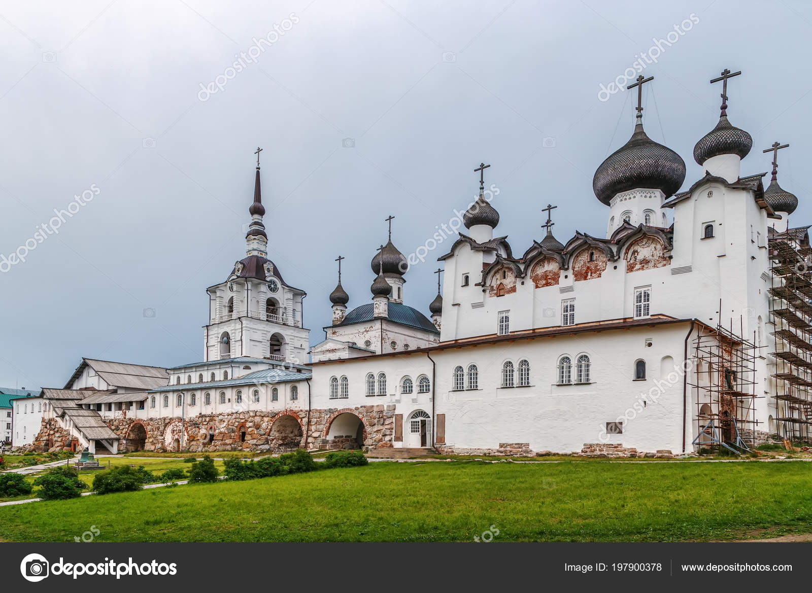 Solovetsky Monastery Fortified Monastery Located Solovetsky Islands ...