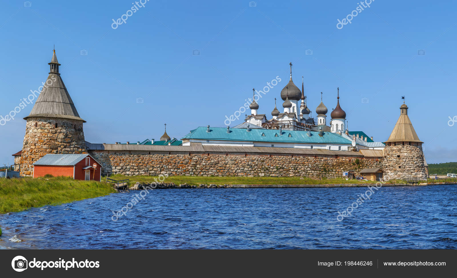 Solovetsky Monastery Fortified Monastery Located Solovetsky Islands ...