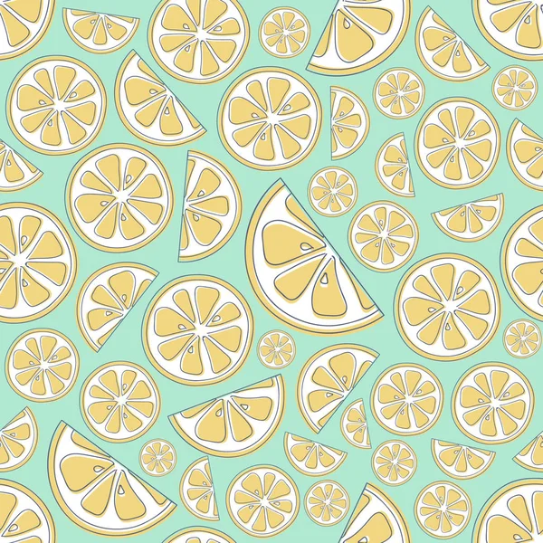 Pastel Colored Background Citrus Fruits Seamless Texture Vector Stock ...