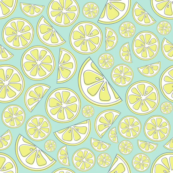 Pastel Colored Background Citrus Fruits Seamless Texture Vector Stock ...