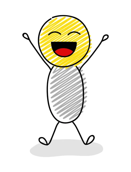 Icon Stickman Smiley Facial Expression Vector Stock Vector by ©karolina.madej 204144256